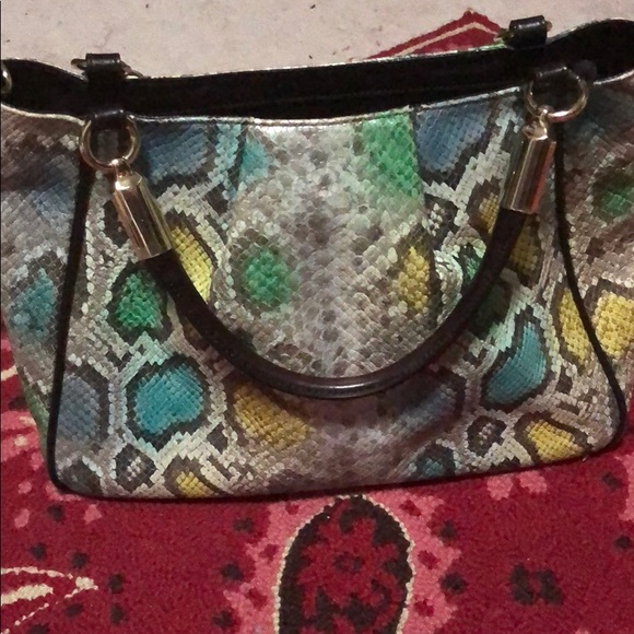 Brahmin | Bags | Brahmin Snake Print Purse | Poshmark